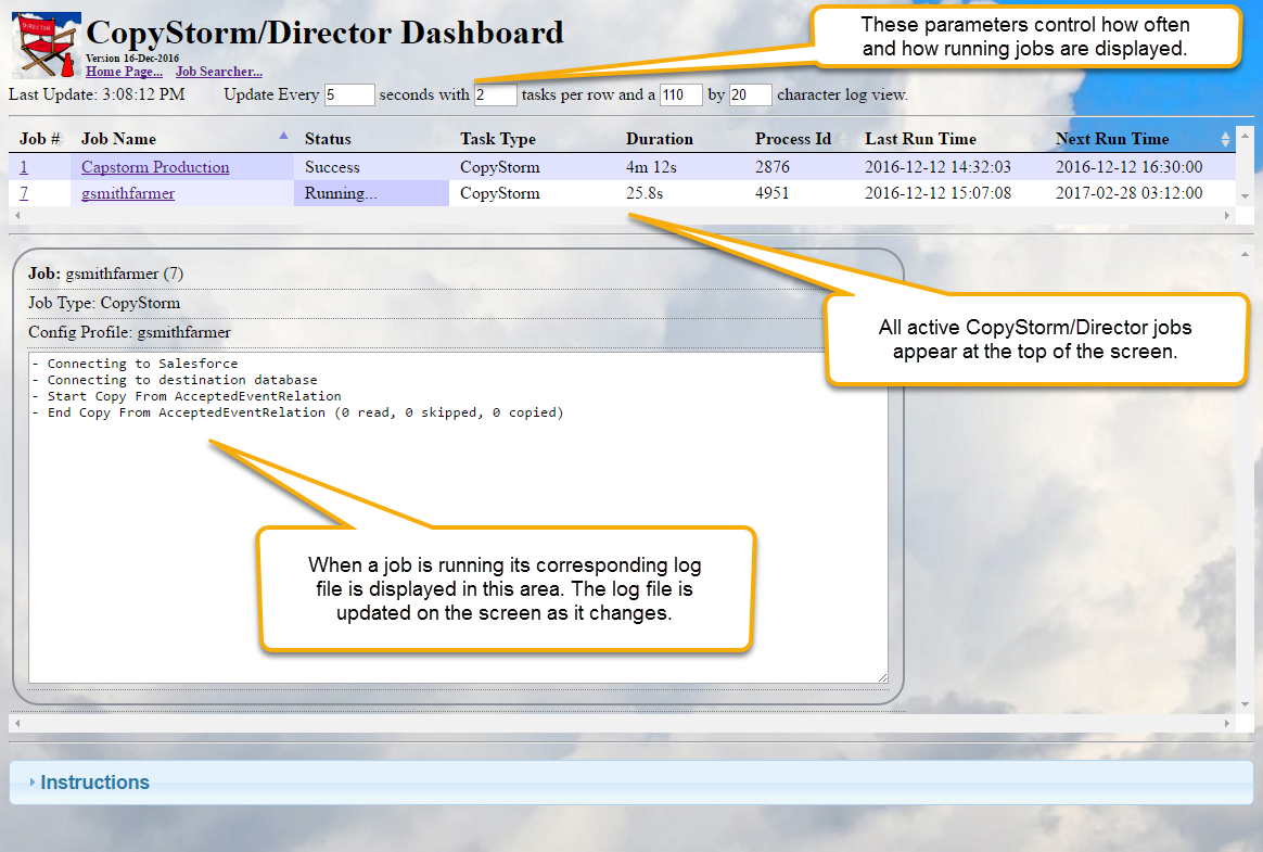 CopyStorm/Director Dashboard - Capstorm Learning Center