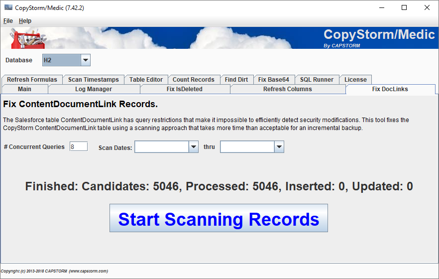 Fix ContentDocumentLinks - Capstorm Learning Center
