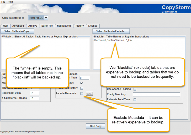 CopyStorm Configuration Files - Capstorm Learning Center