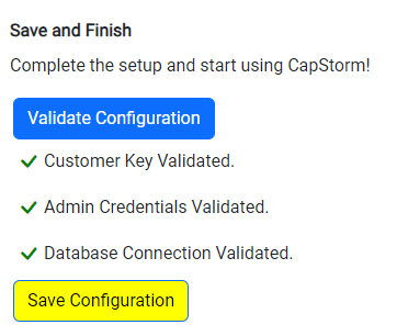 Installation Instructions - Capstorm Learning Center